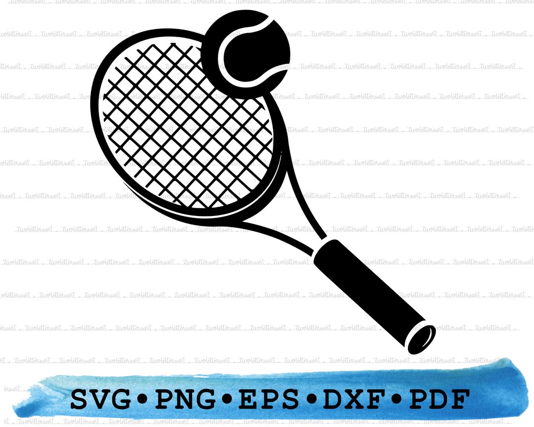 Tennis Ball and Racquet Svg Racket Sport Game Olympics - Etsy