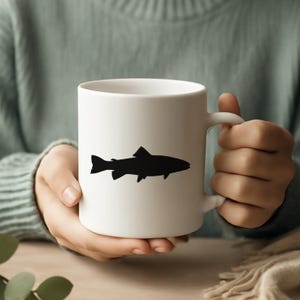 Trout Svg Dxf Png Eps Pdf – Fish Silhouette Cut File Cricut, Wildlife ...