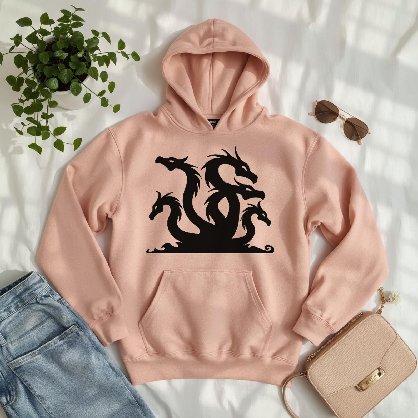 Hydra Svg Dxf Png Eps Pdf – Dragon Silhouette Cut File Cricut, Sea ...