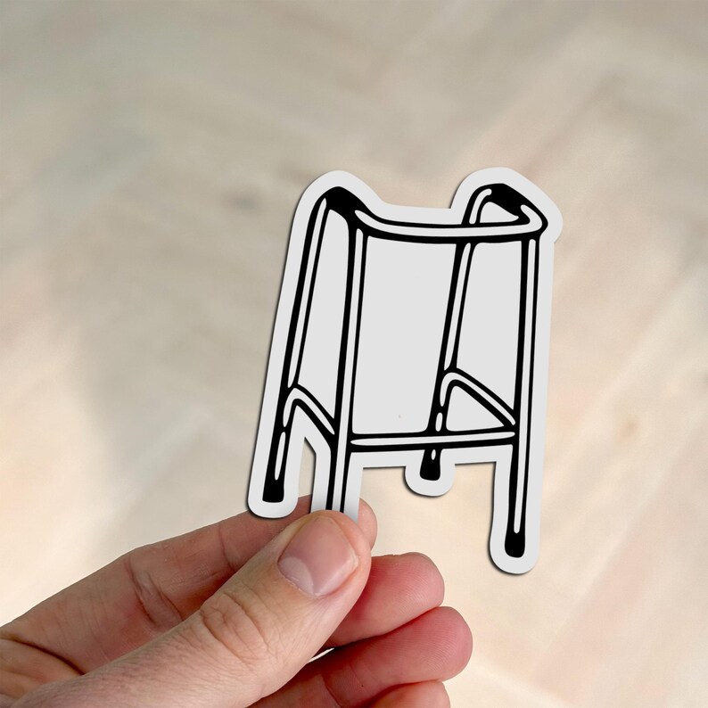 Walker Svg, Elderly Silhouette, Walking Frame Cricut Transparent ...