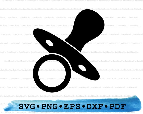 Baby Pacifier Silhouette