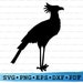 Secretary Bird Svg, Secretary Bird Silhouette, Safari Wildlife Cricut ...