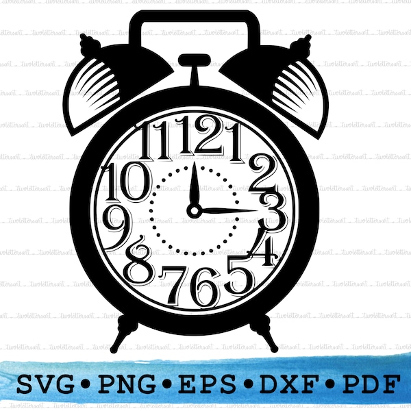 Clock Silhouette - Etsy