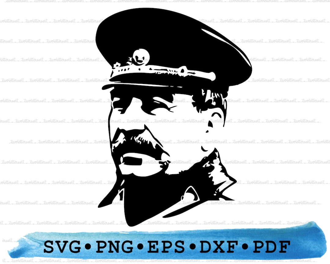 Joseph Stalin Silhouette, Joseph Stalin Svg, Joseph Stalin Png, Joseph ...