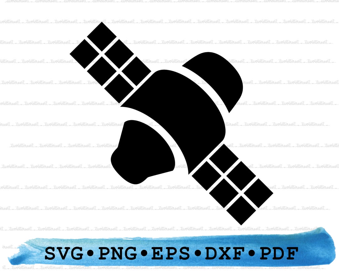 Satellite Silhouette, Satellite Svg, Satellite Png, Satellite Cricut ...
