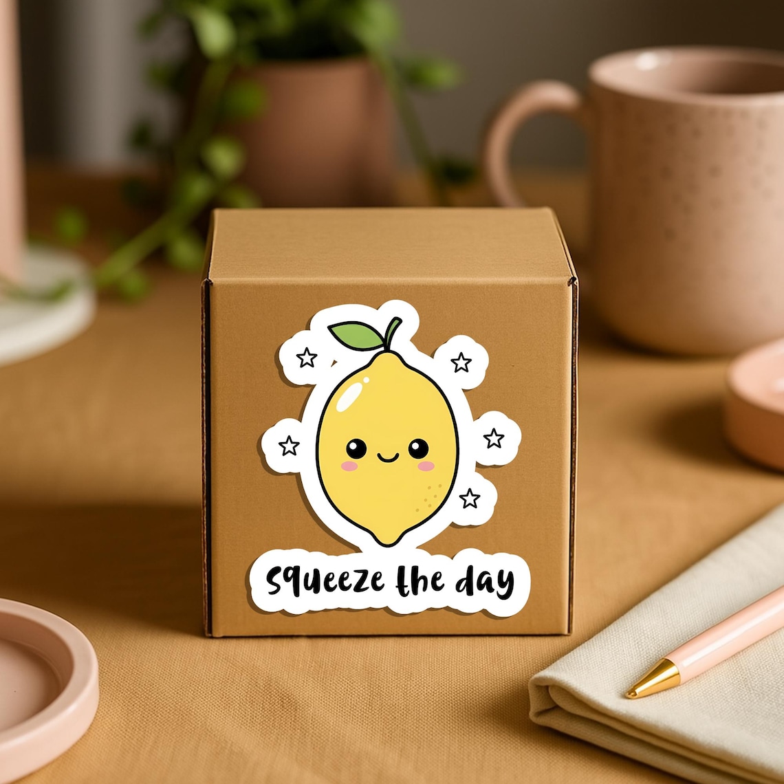 Motivational Fruit Pun Clipart Bundle – Kawaii Printable Pngs for ...