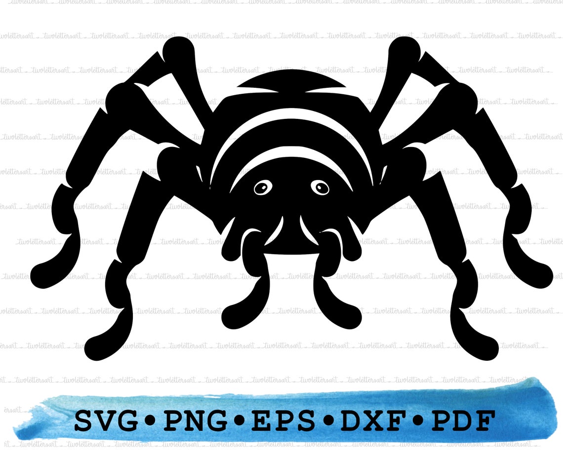 Tarantula Svg Tarantula Silhouette Spider Insect Cricut | Etsy