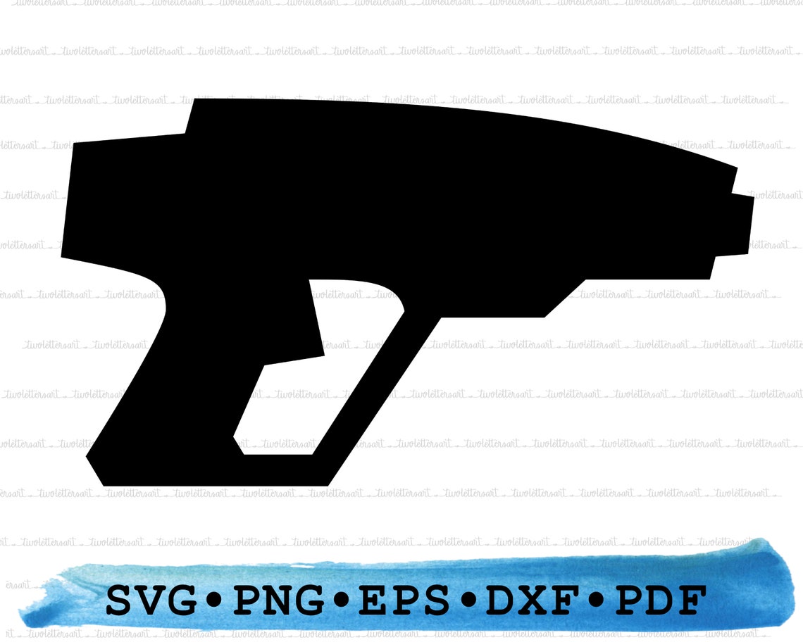 Laser Gun Silhouette Laser Gun Svg Laser Gun Png Laser Gun - Etsy