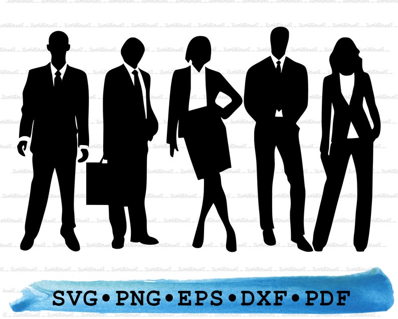 Business People Svg Business People Silhouette Png - Etsy