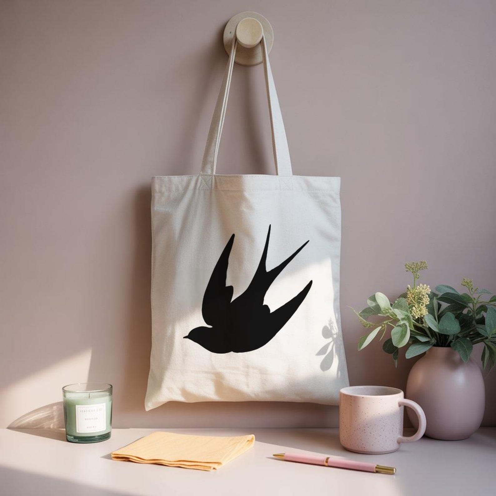 Swallow Svg Dxf Png Eps Pdf – Flying Bird Silhouette Cut File Cricut ...