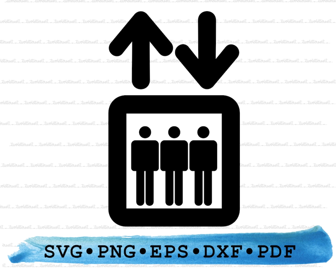 Elevator Silhouette, Elevator Svg, Elevator Elevator , Elevator Cricut ...