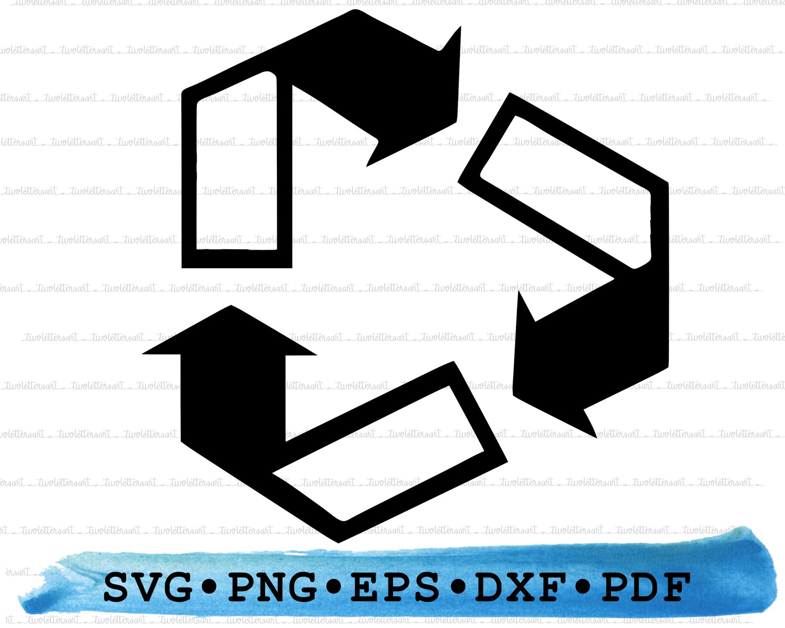 Recycle Icon Silhouette, Recycle Icon Svg, Recycle Icon Png, Recycle ...