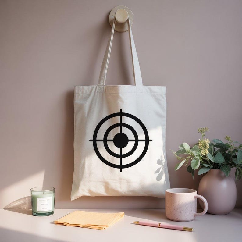 Bullseye Target Silhouette SVG PNG DXF Pdf Eps – Shooting Practice Icon ...