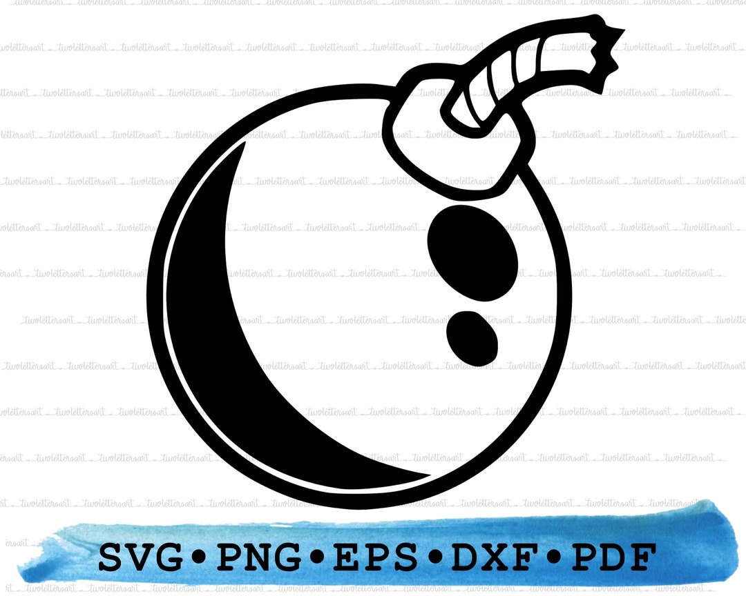 Bomb Svg, Bomb Silhouette, Fuse Military Weapon Explosion Cricut ...