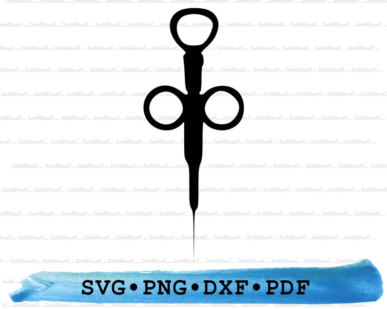 Needle Svg Syringe Silhouette Hospital Surgeon Doctor - Etsy