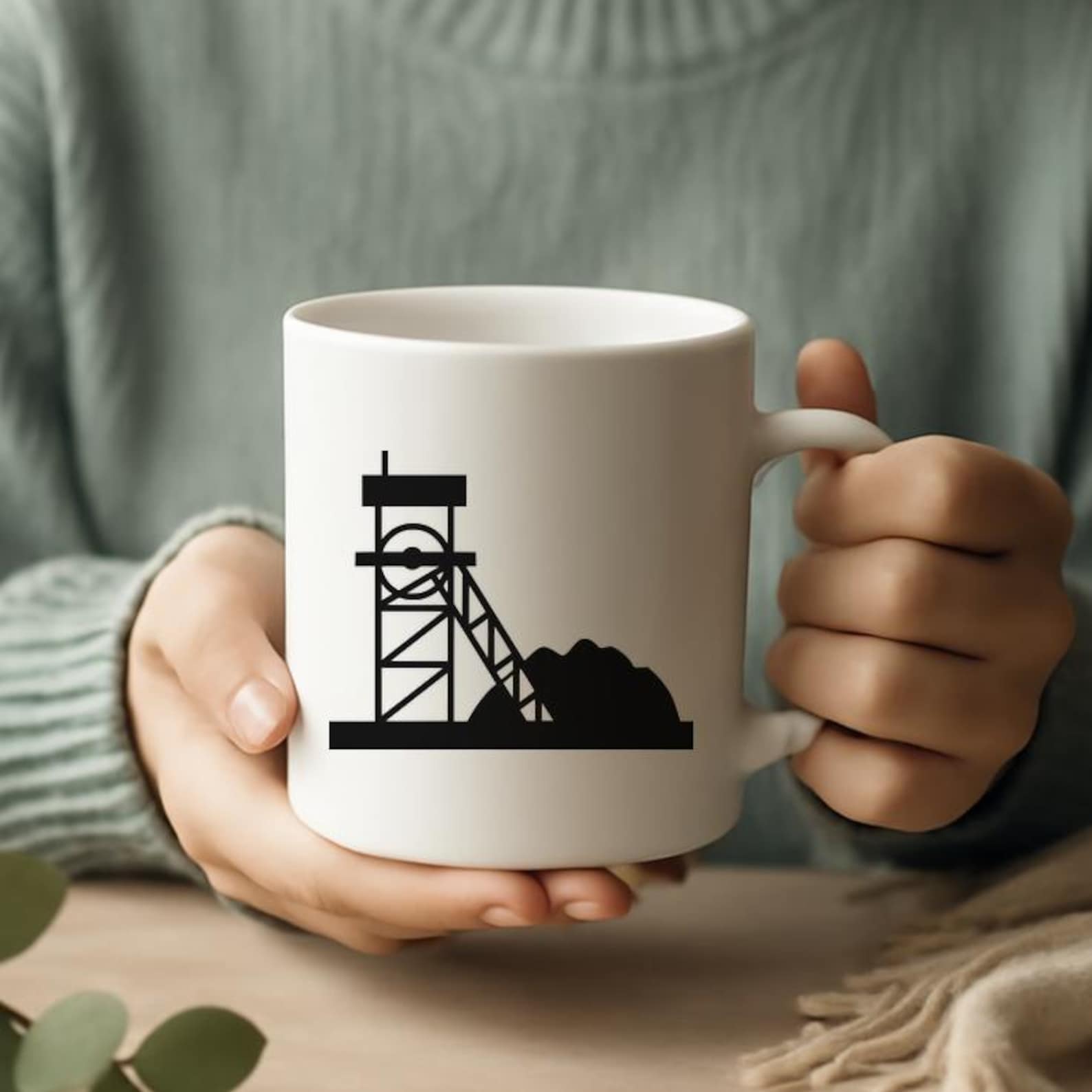 Coal Mine Svg Dxf Png Eps Pdf – Industrial Silhouette Cut File Cricut ...