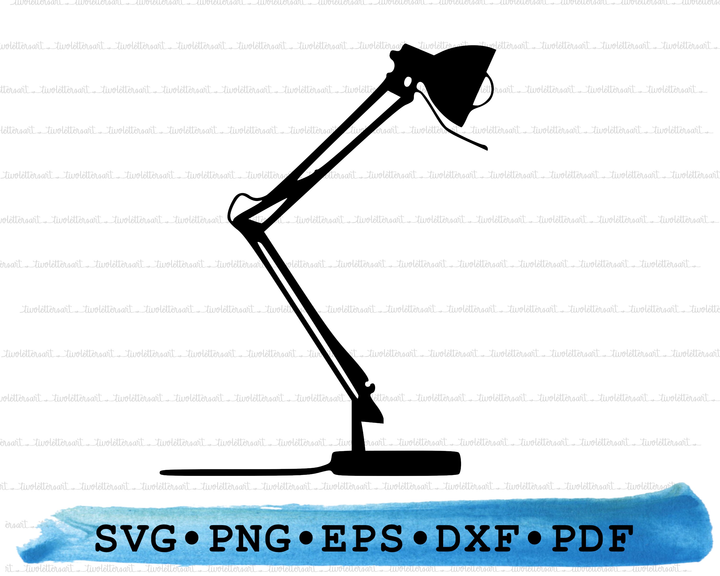 Desk Lamp Silhouette Desk Lamp Svg Desk Lamp Png Desk Lamp | Etsy