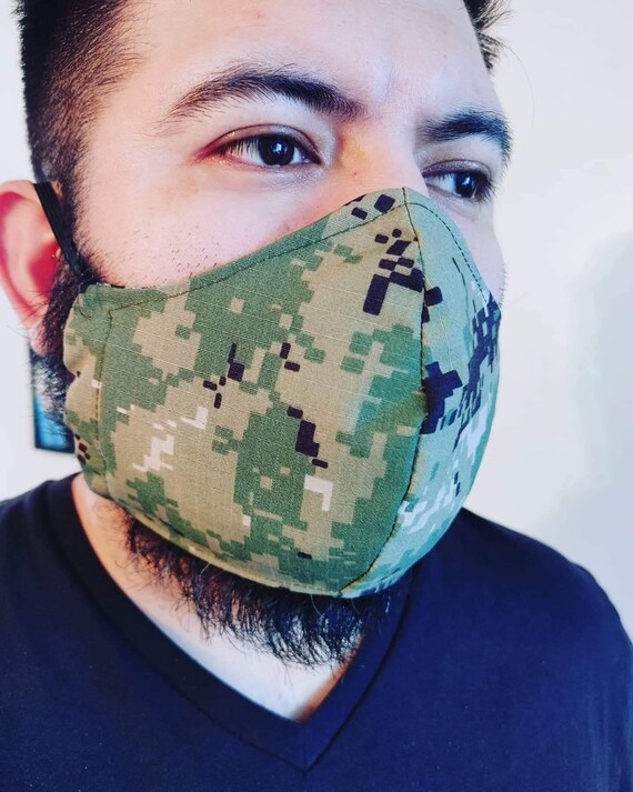 US Navy NWU III Face Mask. Ready to Ship. - Etsy