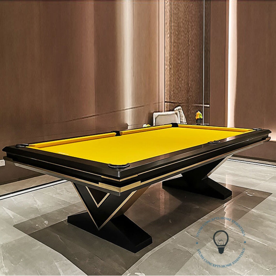 SC V Style Pool Table Modern Pool Table - Etsy