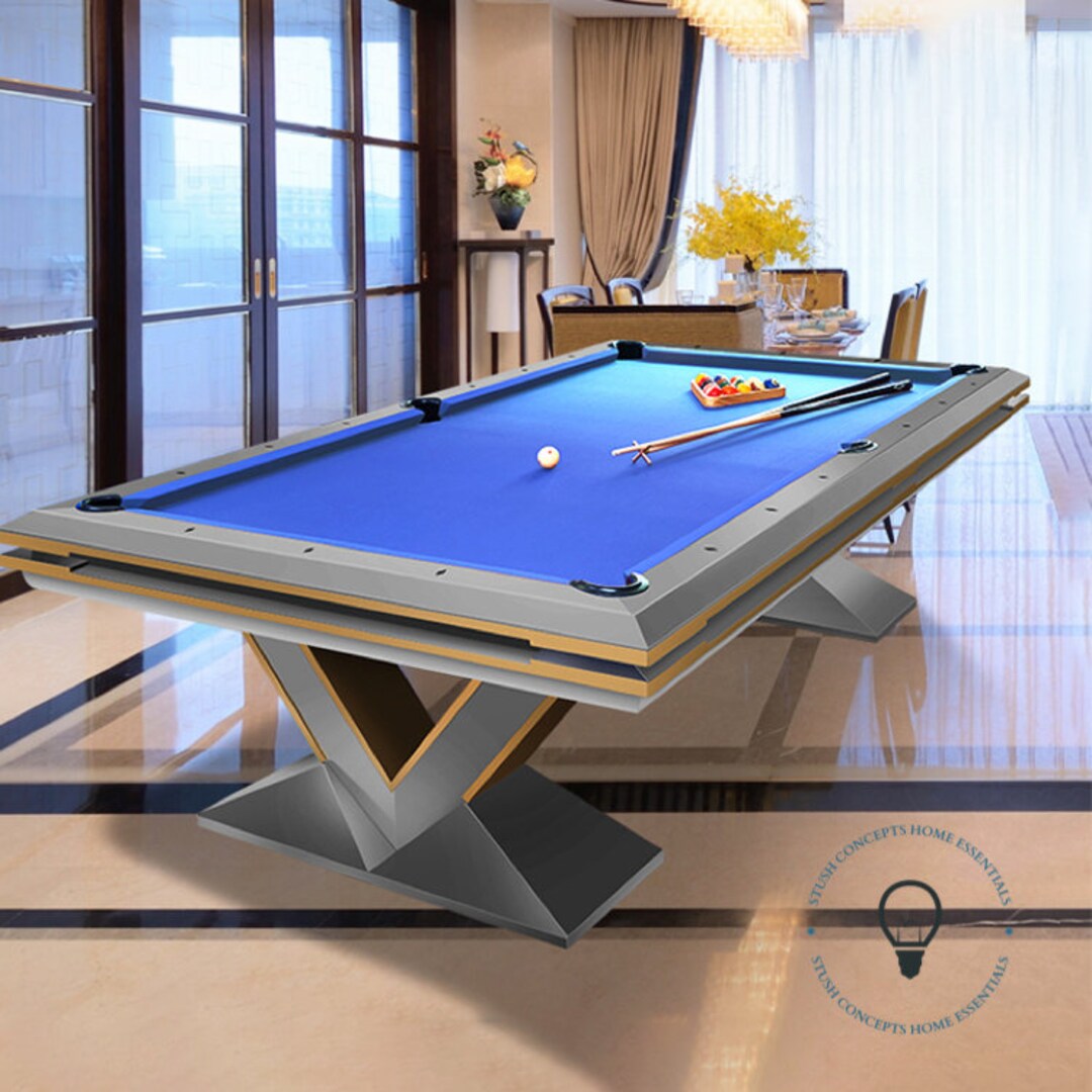 SC V Style Pool Table Modern Pool Table - Etsy