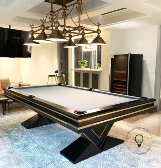 SC V Style Pool Table Modern Pool Table - Etsy