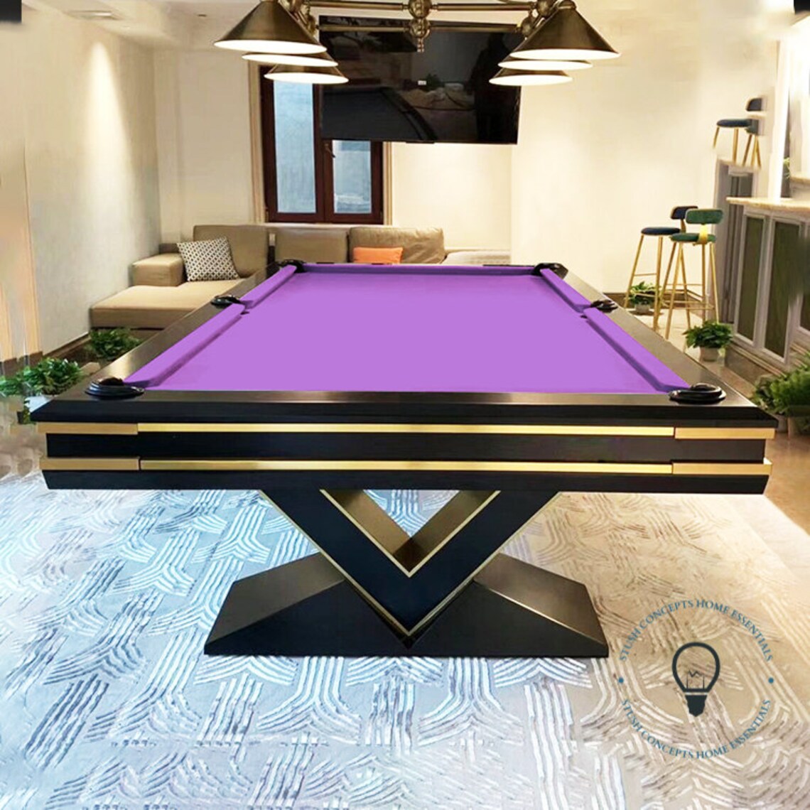 SC V Style Pool Table Modern Pool Table - Etsy
