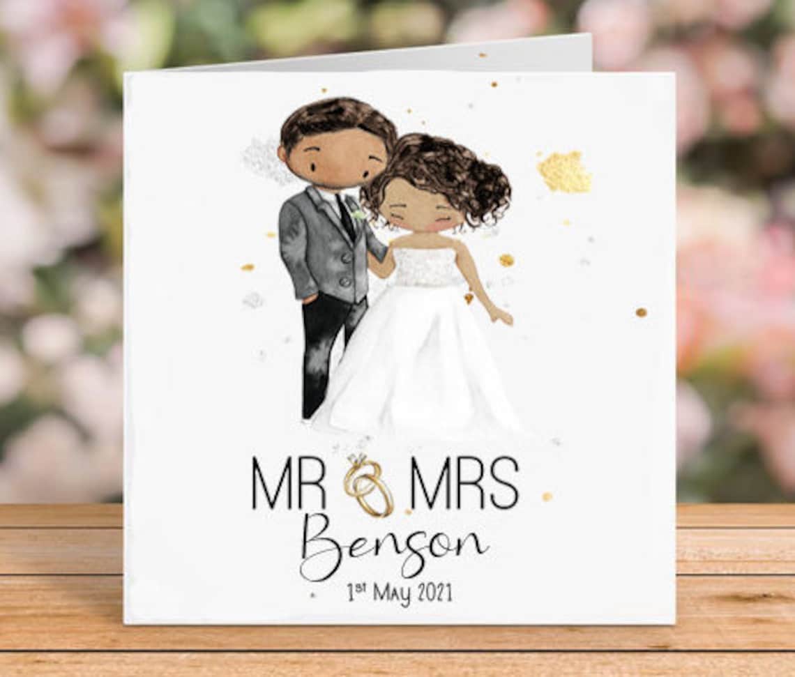 Personalised Wedding Card Wedding Card Wedding Gift | Etsy