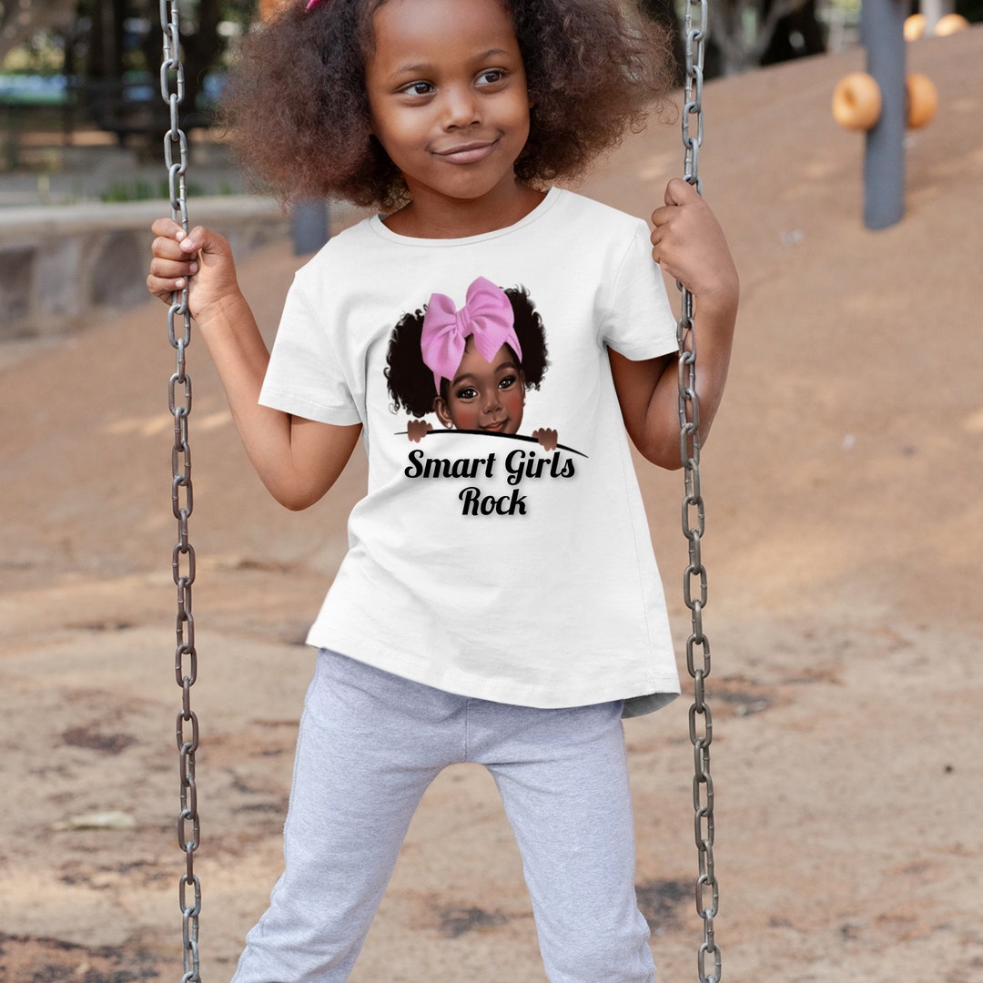 Black Girl T-shirt, Custom Black Girl Birthday Tshirt Gift, Kente Girl ...