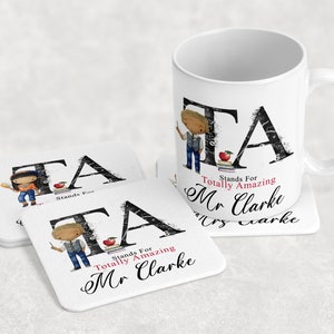 Personalised Teaching Assistant Mug Teacher Assistant End of - Etsy UK