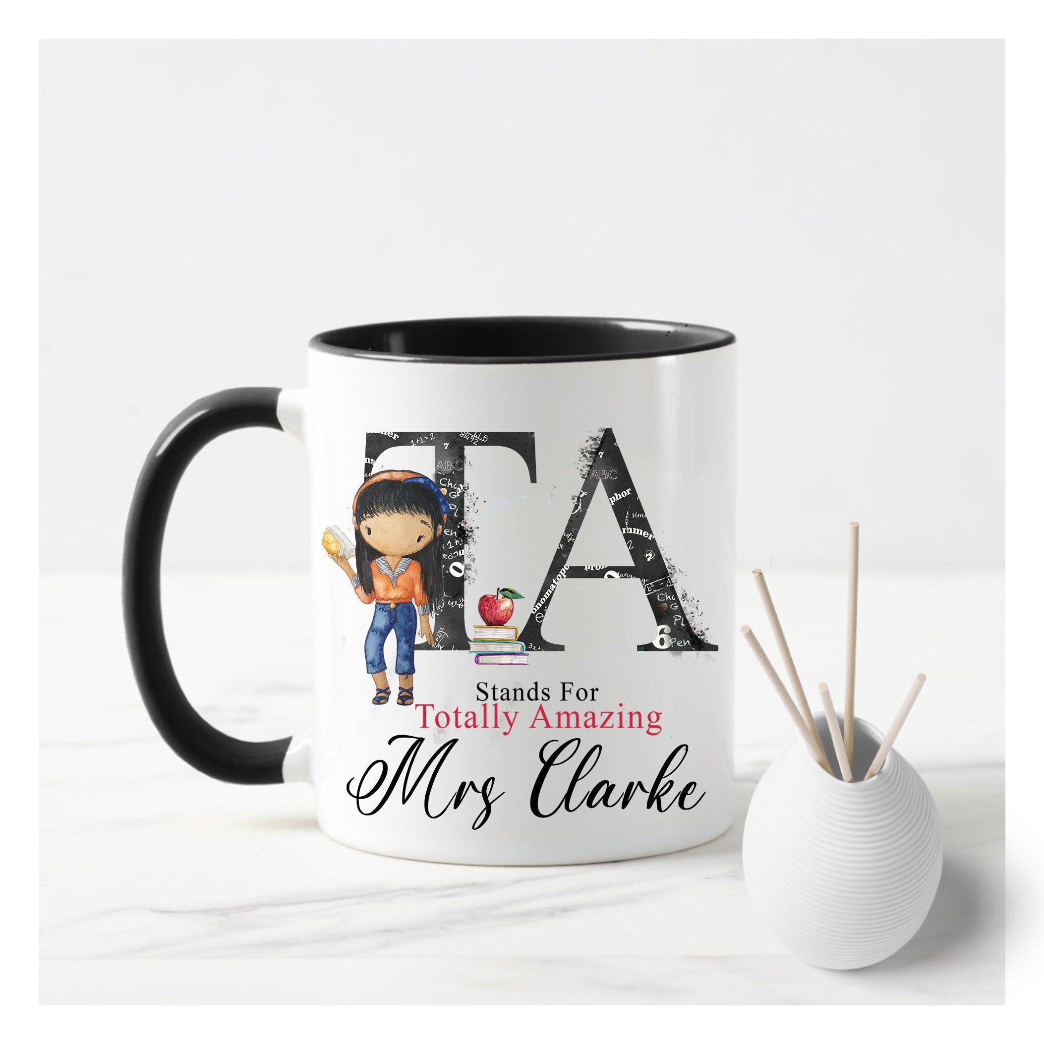 Personalised Teaching Assistant Mug Teacher Assistant End of - Etsy UK