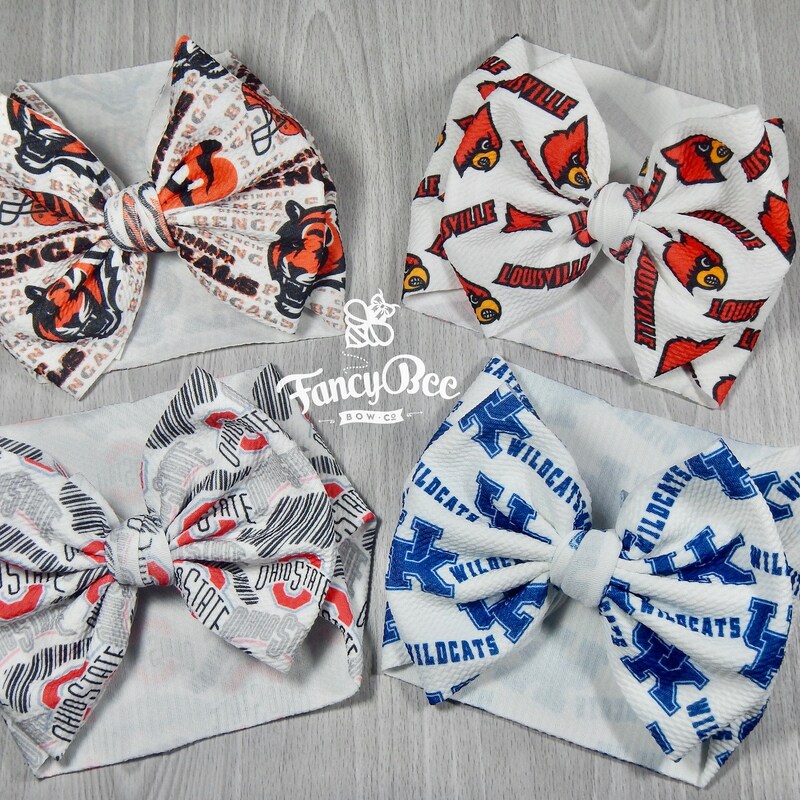 Sport Hair Bows - Etsy