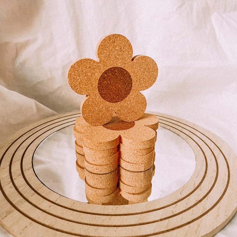 Daisy Coasters - Etsy