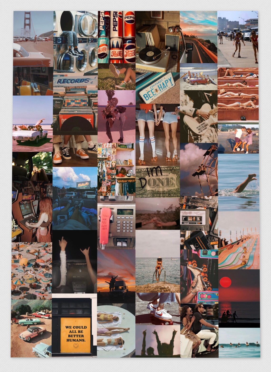Vintage Wall Collage Kit - DIGITAL - Etsy