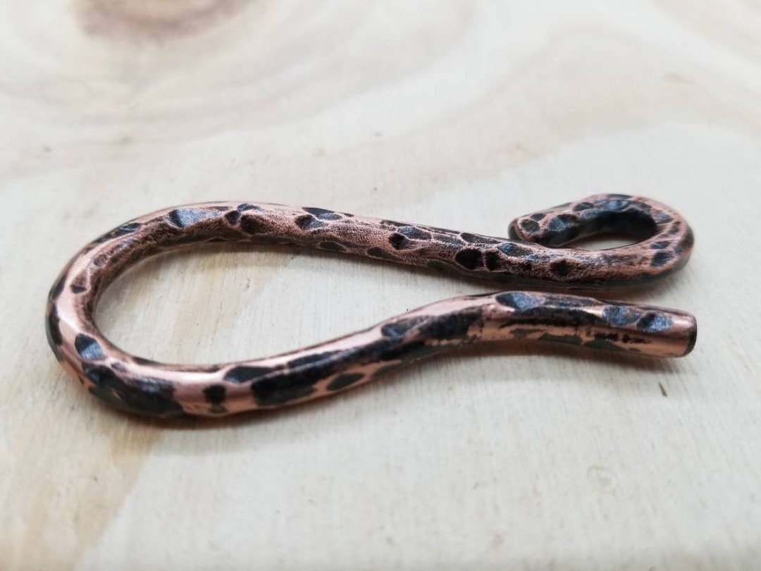 Textured Copper Keyhook Keychain - Etsy