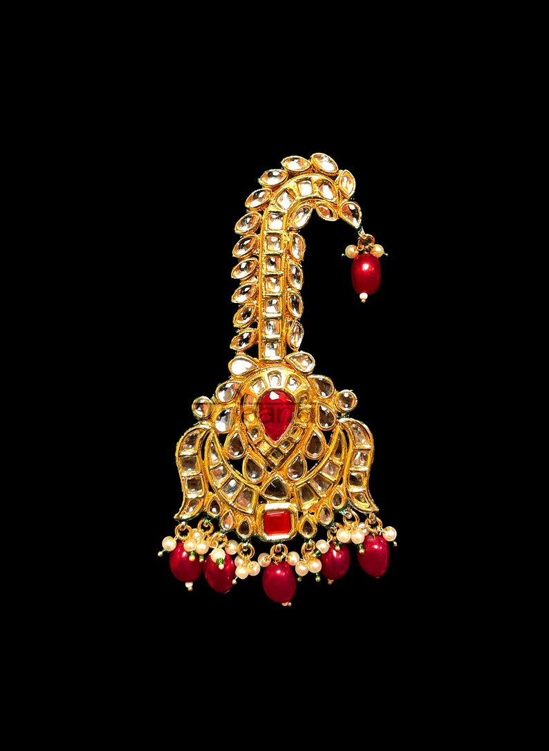 SUNNI KALGI - is Accented With Red Ruby's and CZ Crystals. - Etsy