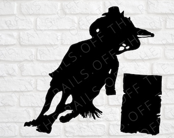 Barrel Racing Dxf - Etsy