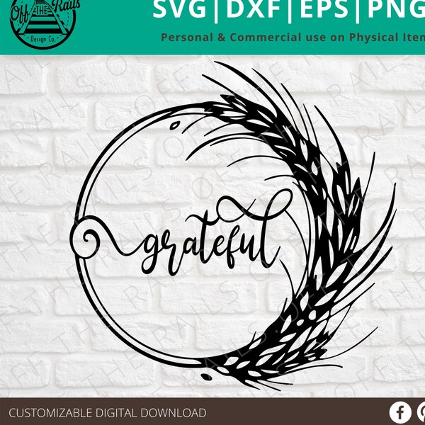 Wheat Wreath Svg - Etsy