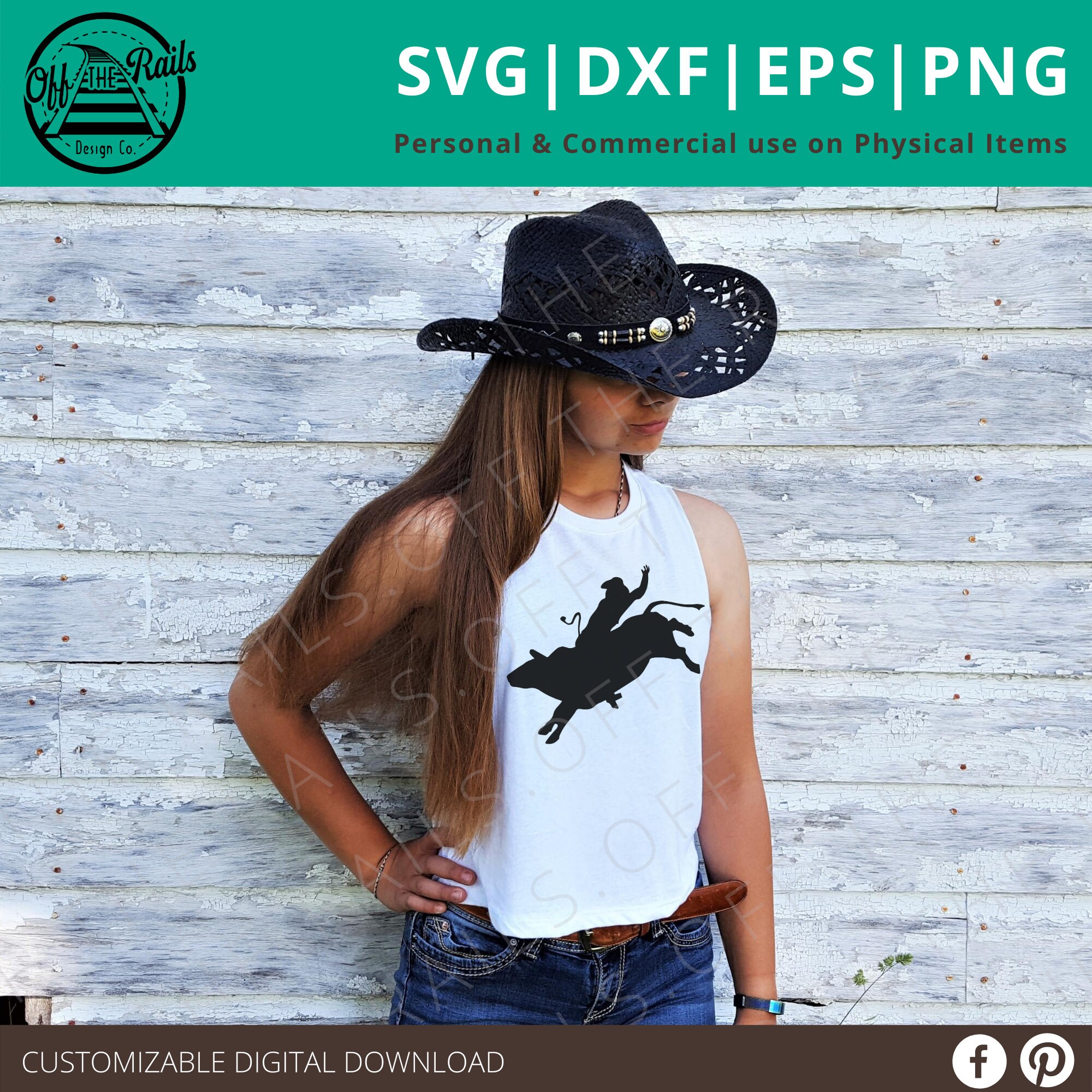 Rodeo Bull Rider SVG Bull SVG Rodeo Svg Dxf Eps Png - Etsy Australia