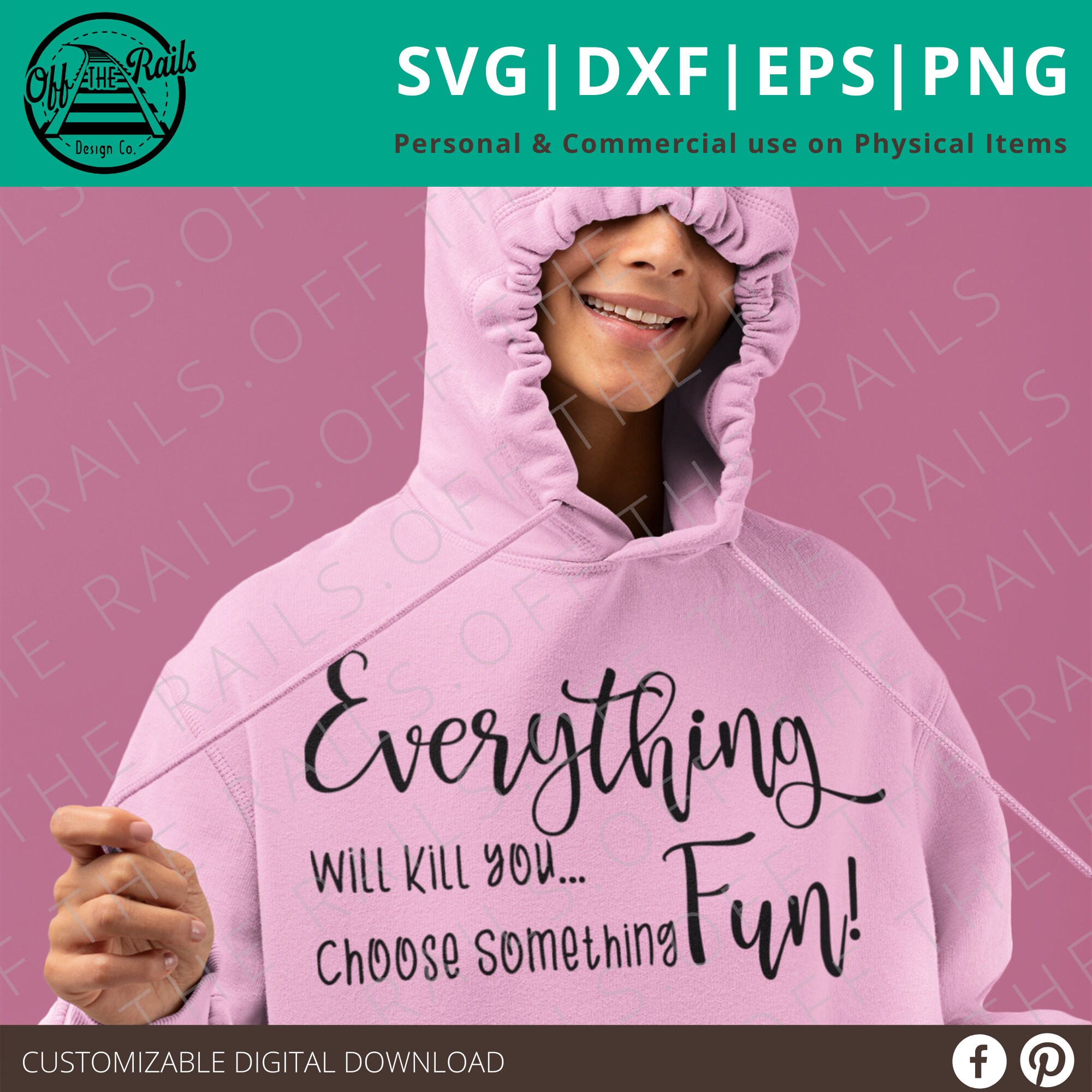 Everything Will Kill You SVG Snarky Svg Sarcastic Svg - Etsy Canada