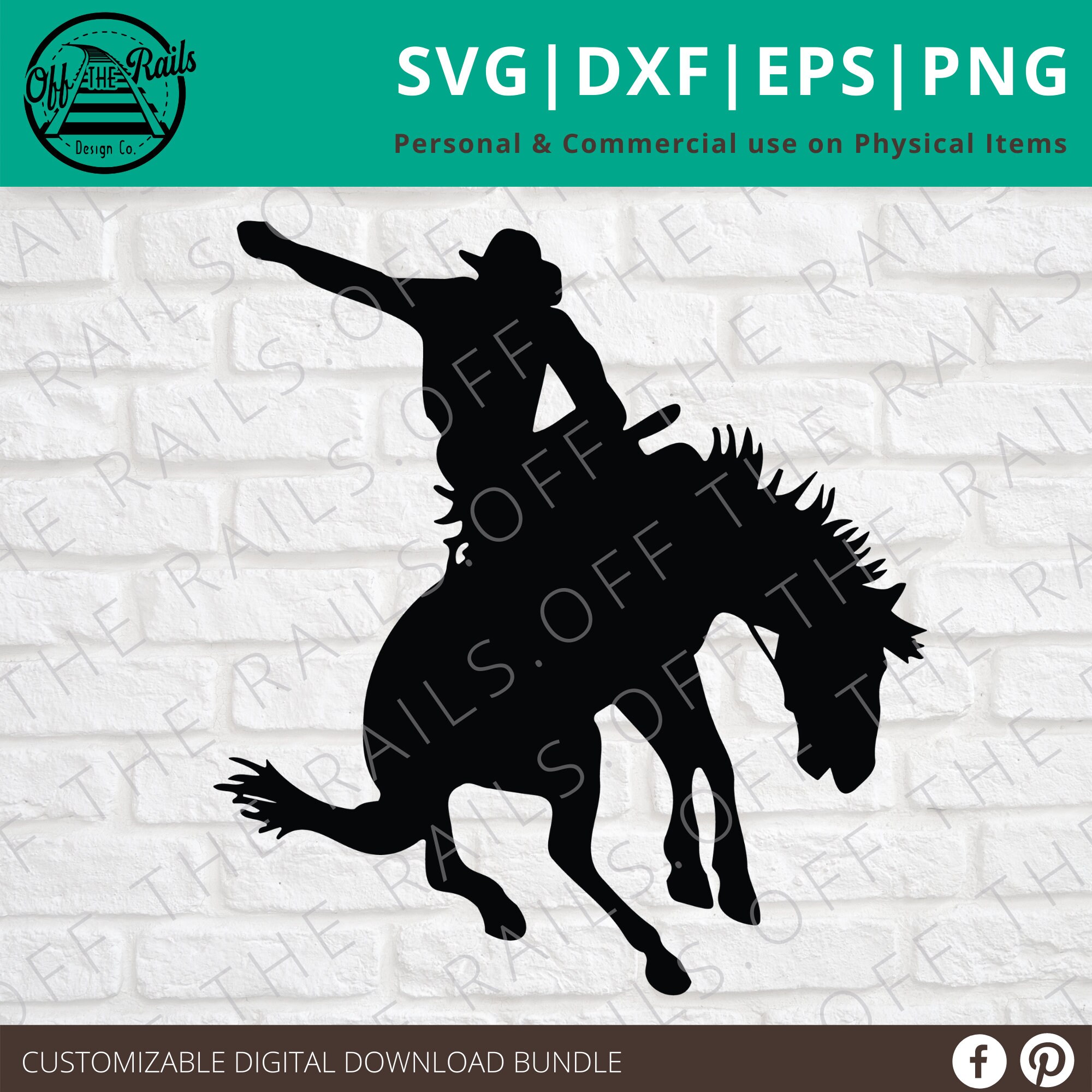 Rodeo Bronc Rider SVG Bundle Bronc SVG Rodeo Svg Dxf - Etsy Canada