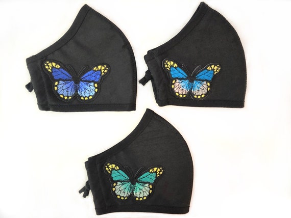 Butterfly Face Mask Made in USA Soft Cotton Face Mask - Etsy