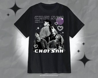 ATEEZ Choi San T Shirt - Etsy