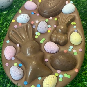 Chocolate Easter Gift, Belgian Chocolate Flegg Flat Egg, Postal Easter ...