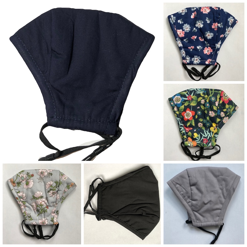 Reusable and Washable Cotton Face Masks With a Filter Pocket | Etsy