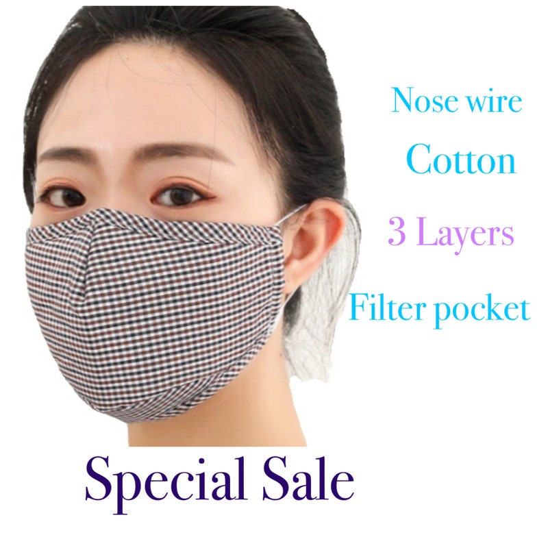 Face Mask With Filter - Etsy