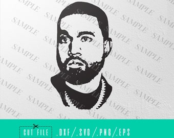 Kanye West Vector - Etsy