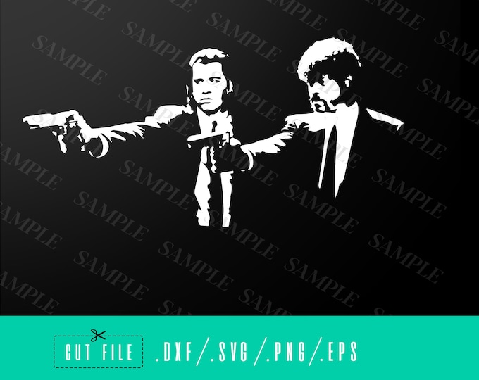 Pulp Fiction , File for Cricut , Movie , SVG , Vector , Cut File ...