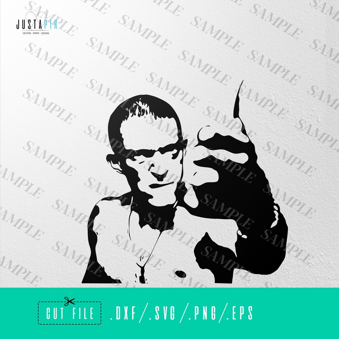 La Haine Vincent Cassel SVG PNG DXF – Digital Download for Cricut ...