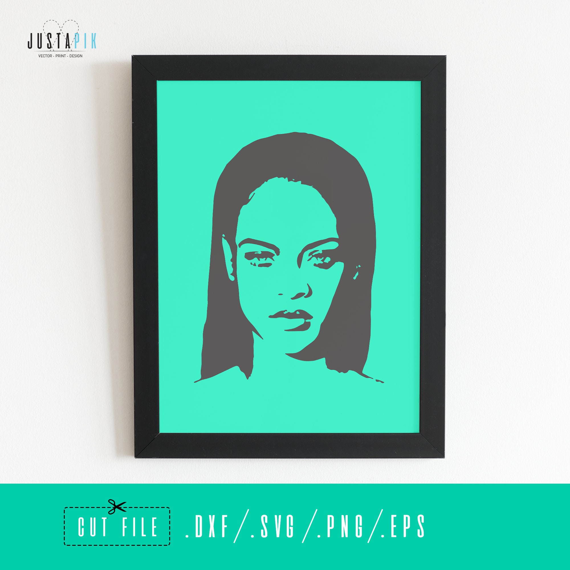 Rihanna File For Cricut SVG Music Vector Cut File | Etsy