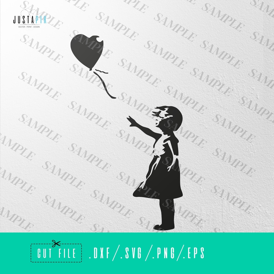 Banksy Street Art Graffiti SVG PNG DXF – Digital Download for Cricut ...